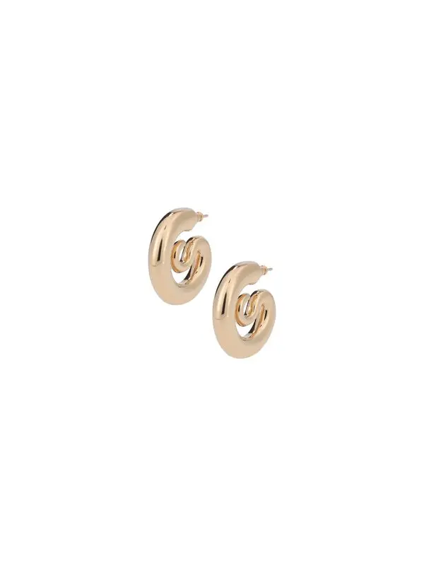 PANCONESI Sculptural Hoop Earrings - Gold