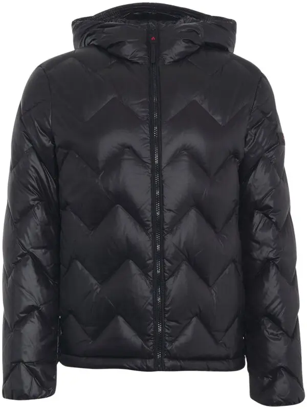 Peuterey Polyamide Coat With Chevron Quilting