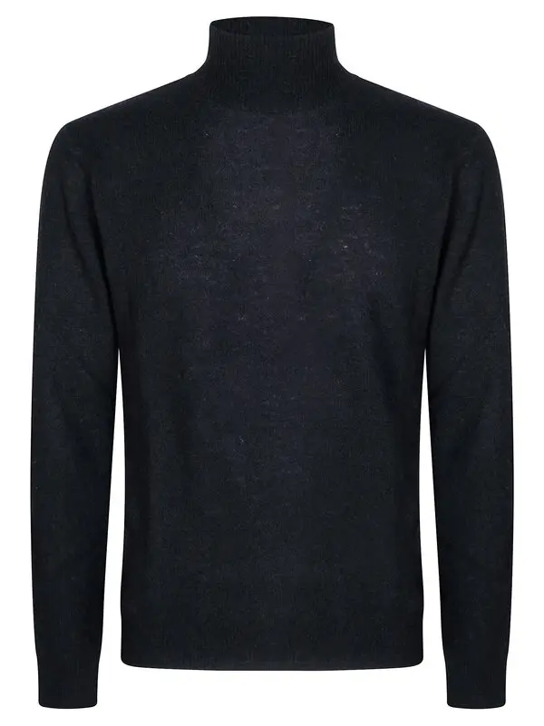 Altea Cashmere Merino Turtleneck Sweater - Nero