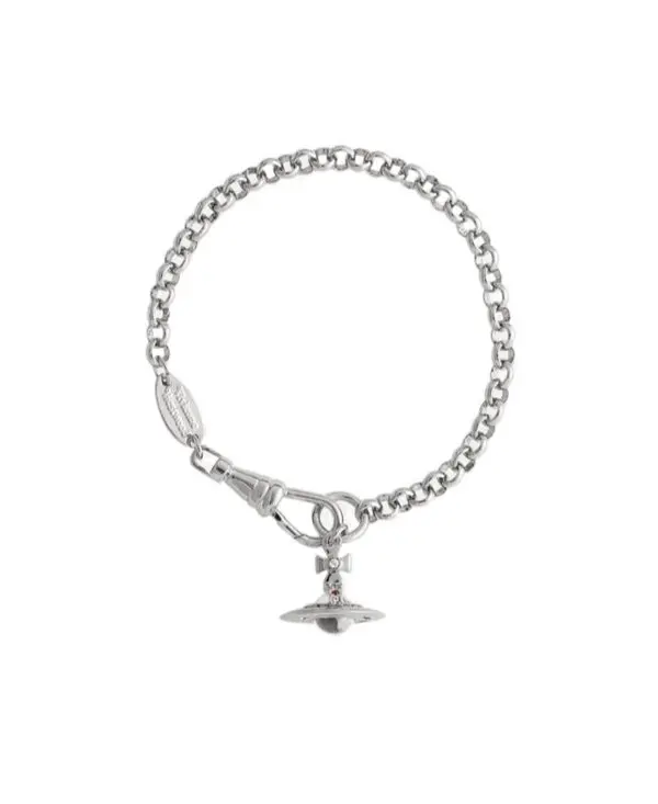 VIVIENNE WESTWOOD New Petite Orb Charm Bracelet - Gray