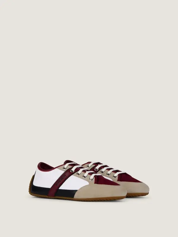 Givenchy Slim Sneakers In Nylon And Suede