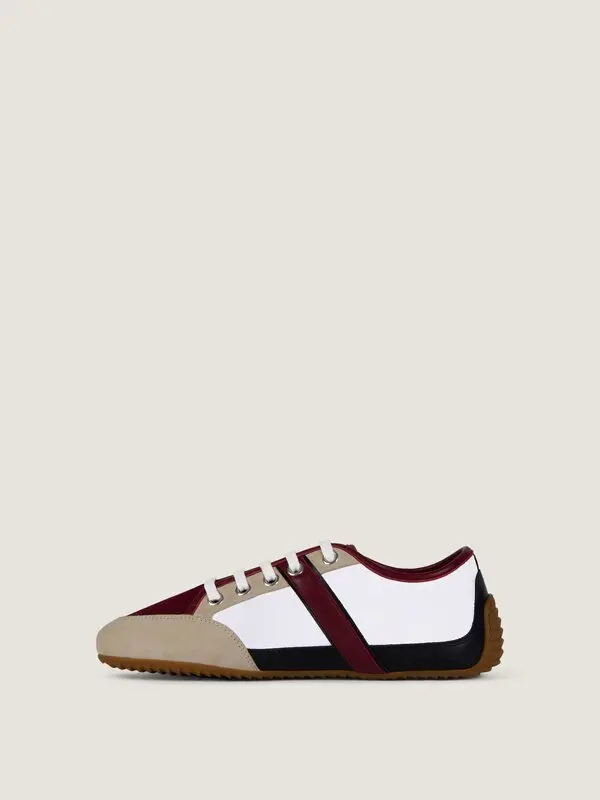 Givenchy Slim Sneakers In Nylon And Suede