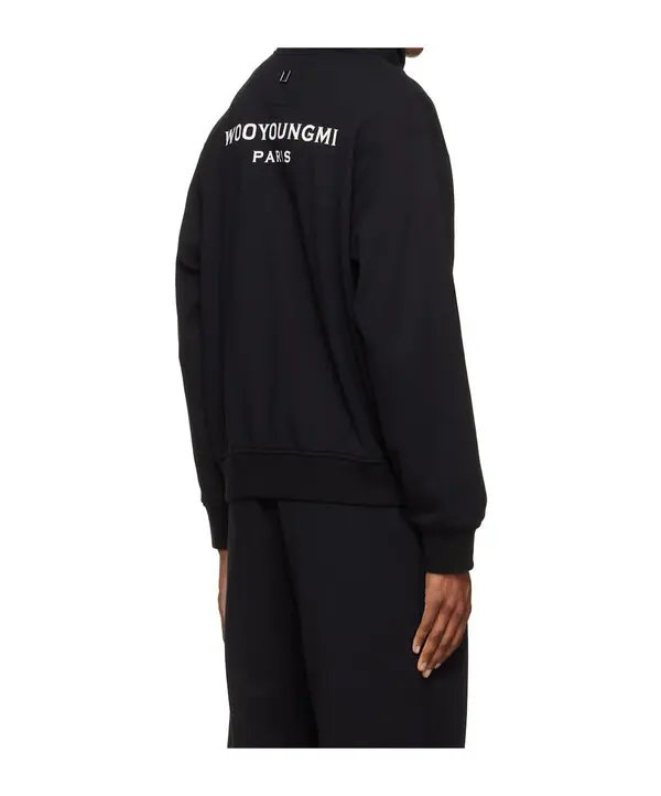 WOOYOUNGMI Zip-up Hoodie With Drawstring Hood