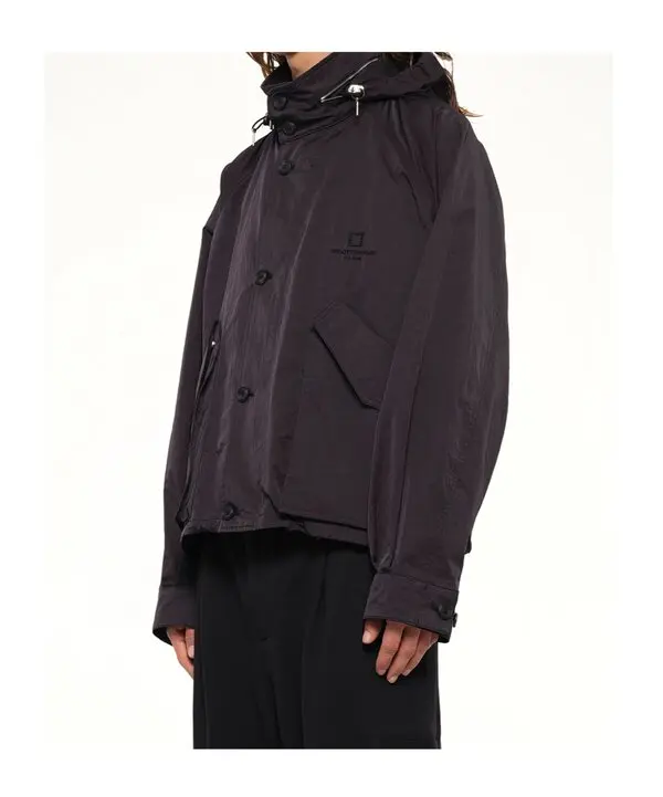 WOOYOUNGMI Hooded Double-pocket Jacket