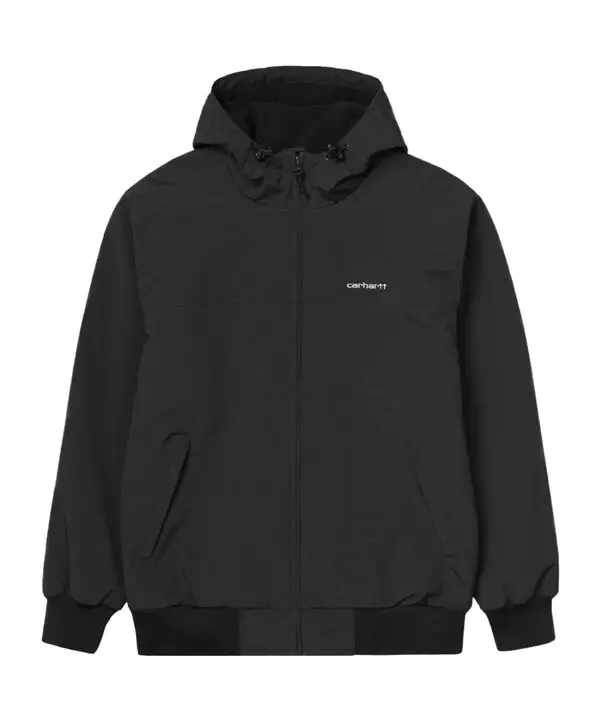 Carhartt Work In Progress Sail Hooded Jacket - Black