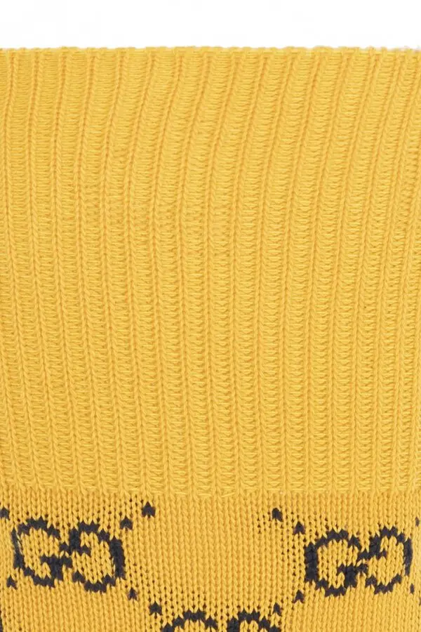 Gucci Monogram Intarsia Knit Socks
