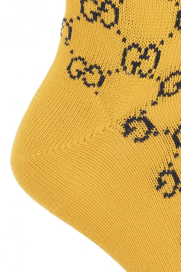 Gucci Monogram Intarsia Knit Socks