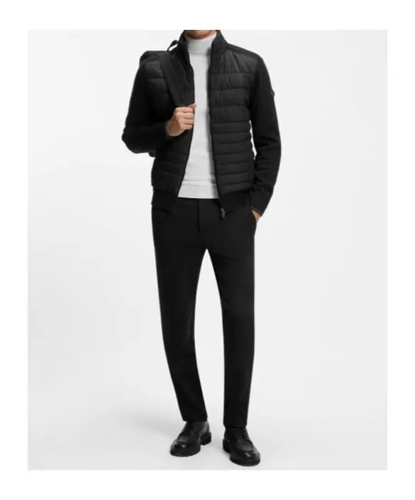Hugo Boss Boss Casual Zip-up Jacket With Monogram Badge