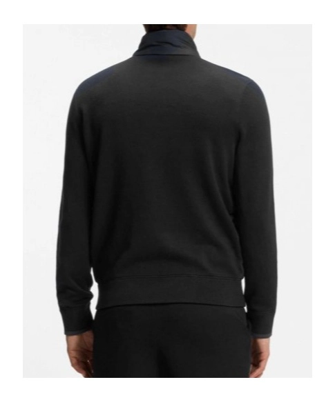 Hugo Boss Boss Casual Zip-up Jacket With Monogram Badge