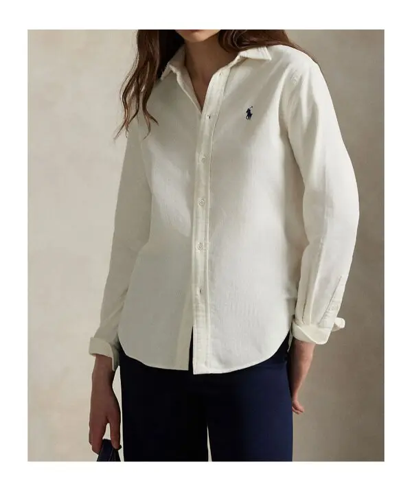 Polo Ralph Lauren Embroidered Logo Long Sleeve Shirt