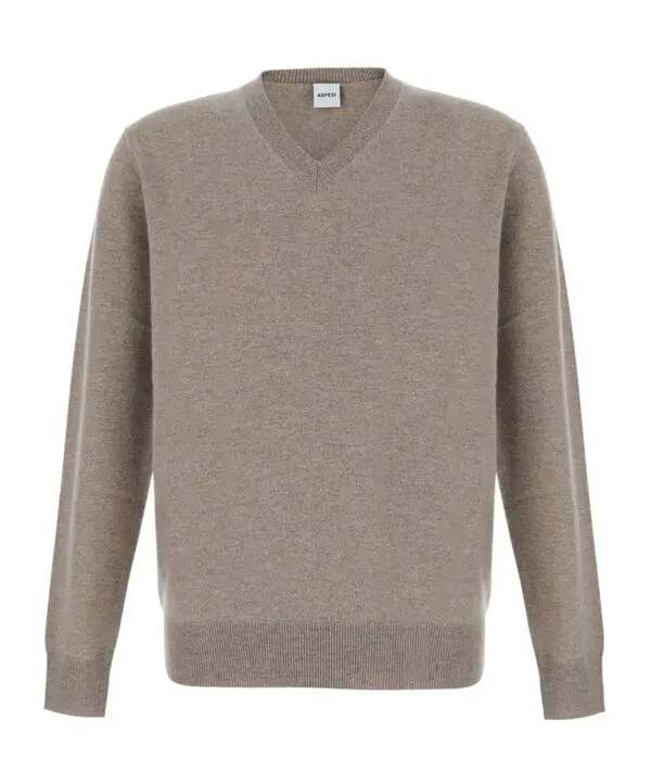 Aspesi Long-sleeved Sweater - Beige
