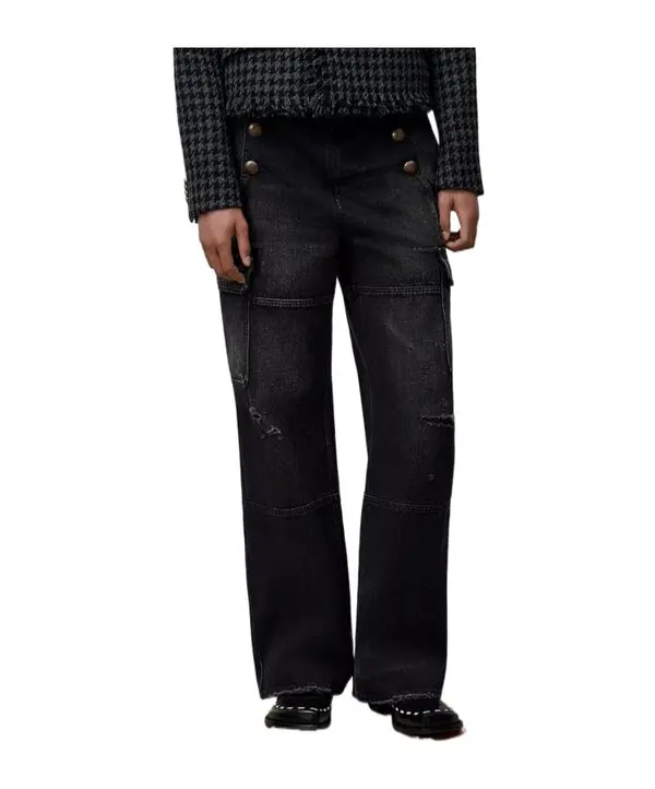 Dior Sailor Cargo Jeans - Black