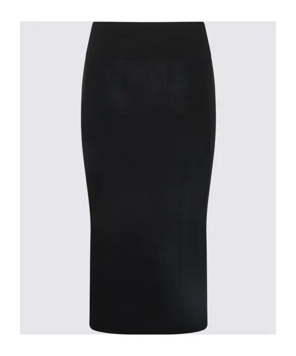 THOM KROM Ribbed Knit Skirt