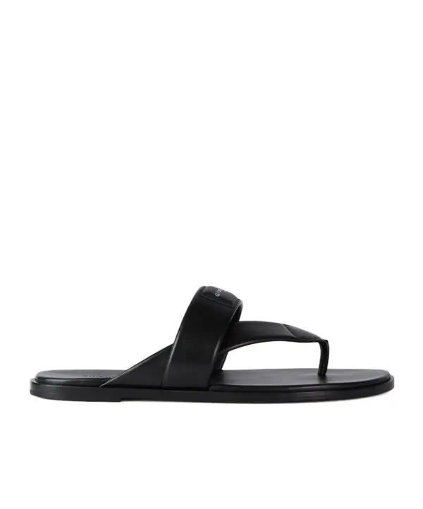 Givenchy Leather Thong Sandals - Black