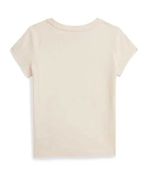 Polo Ralph Lauren Bear Dogwalking Print Crewneck T-shirt