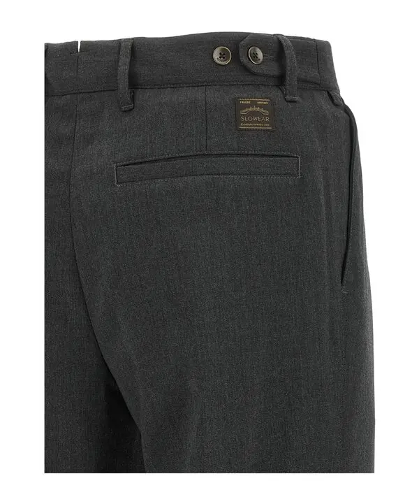 Incotex Tailored Straight-leg Wool Blend Trousers