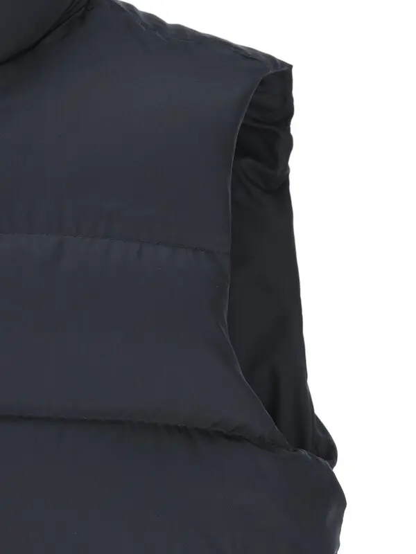 Herno Quilted Down Vest With High Neck