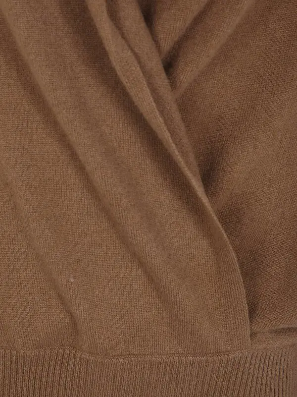 7 For All Mankind Wrapdraped Knit Top