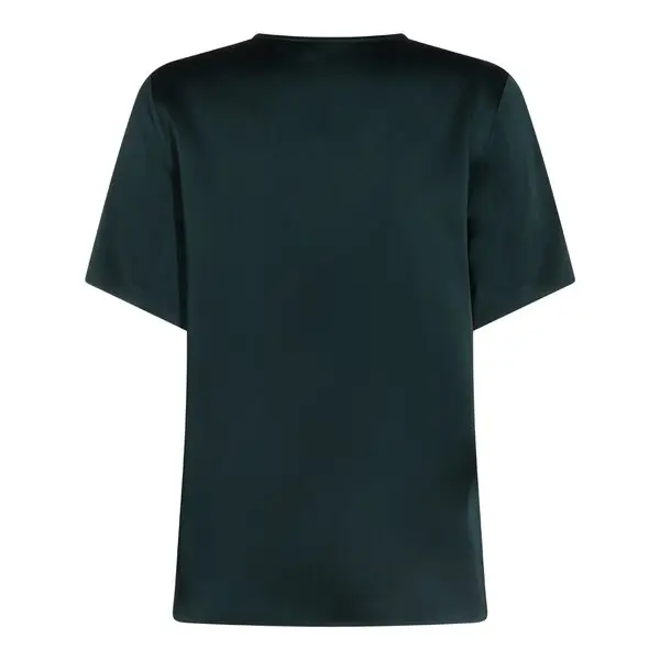 Antonelli Firenze Crew Neck Satin Short-sleeved T-shirt