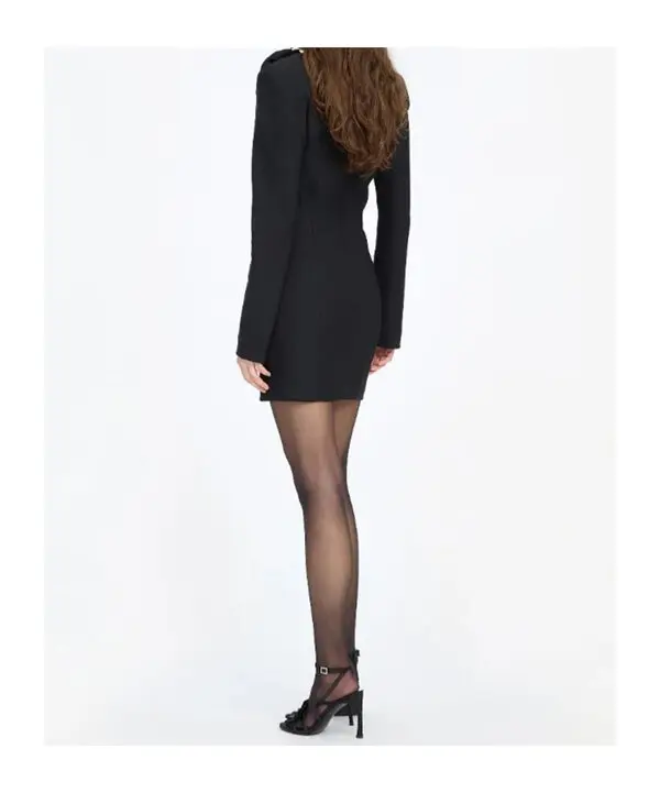 ROTATE BY BIRGER CHRISTENSEN Crêpe Mini Dress With Floral Detail
