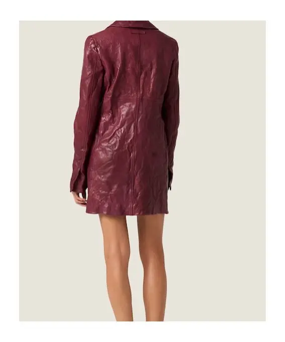 Miu Miu Leather Coat