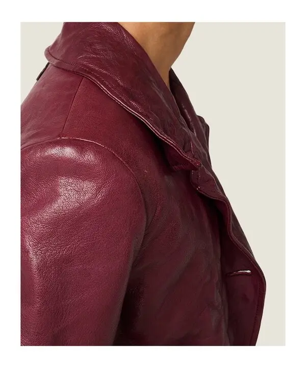 Miu Miu Leather Coat