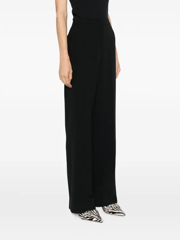 TWINSET Wide-leg Trousers With Permanent Creases