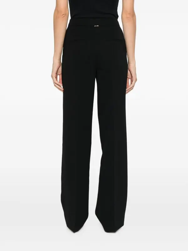 TWINSET Wide-leg Trousers With Permanent Creases