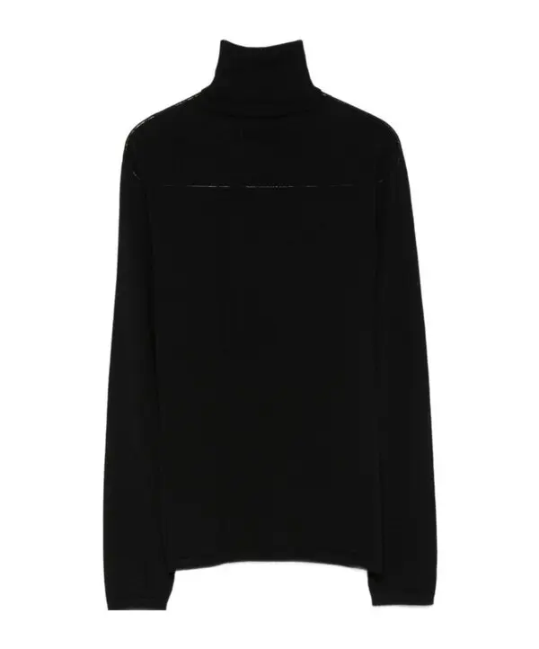 D.exterior Roll Neck Wool Sweater