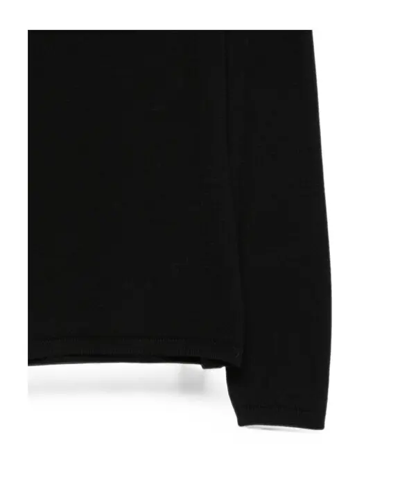 D.exterior Roll Neck Wool Sweater