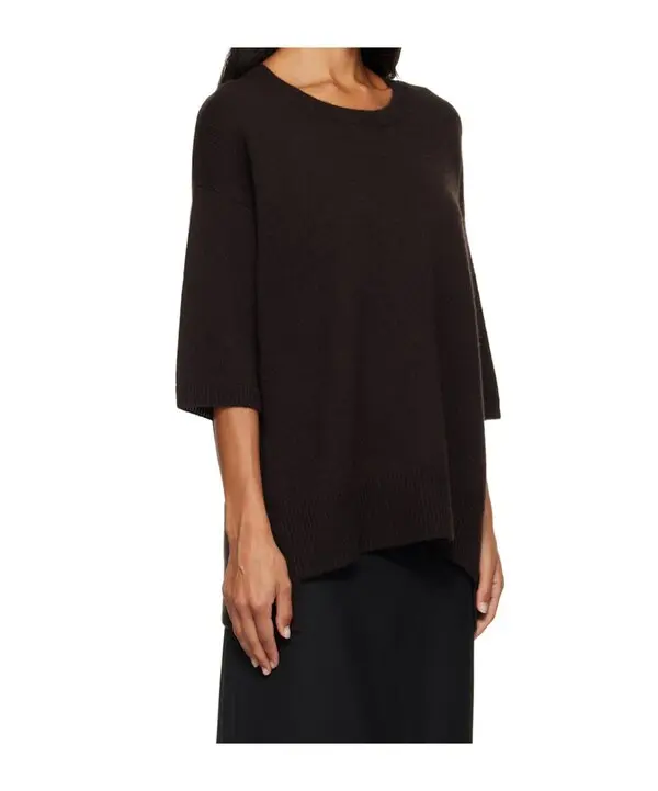 LISA YANG Crew Neck Knitted T-shirt