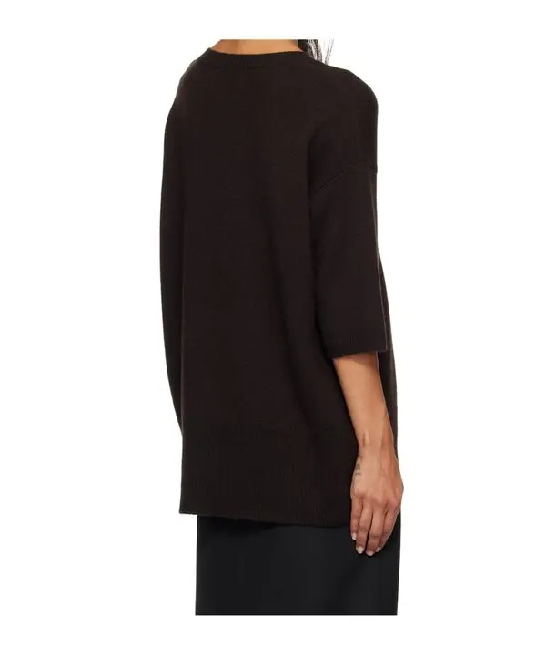 LISA YANG Crew Neck Knitted T-shirt
