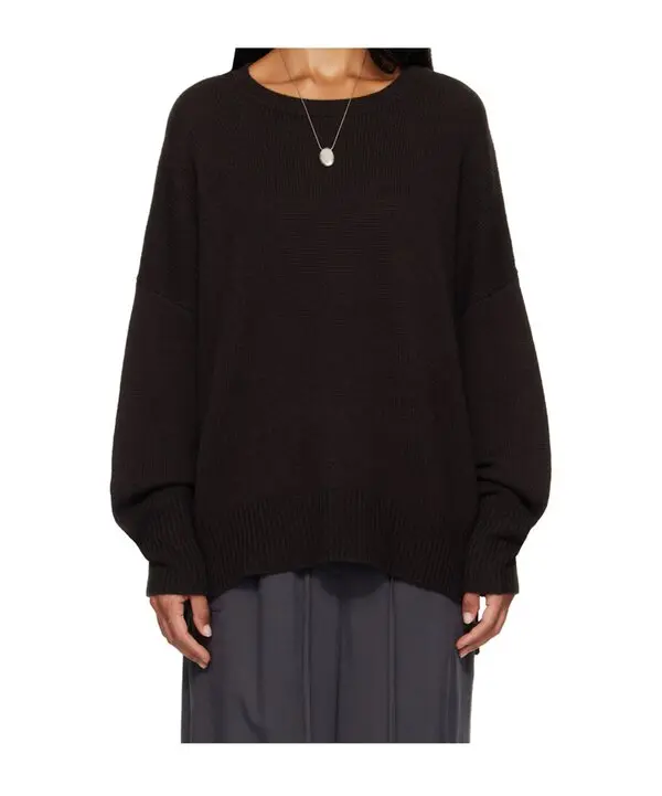 LISA YANG Ribbed Crew Neck Sweater