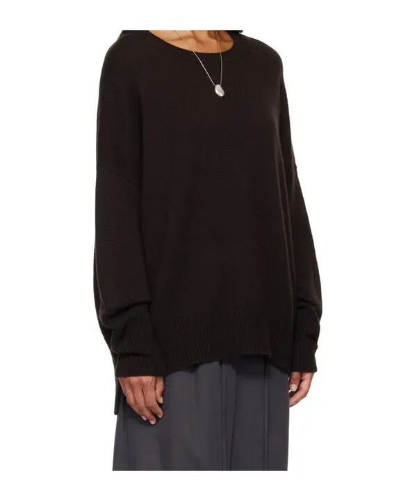 LISA YANG Ribbed Crew Neck Sweater