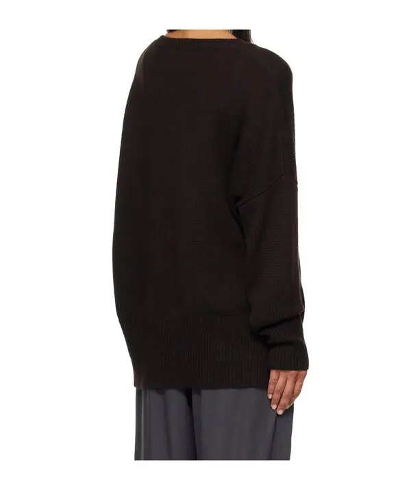 LISA YANG Ribbed Crew Neck Sweater