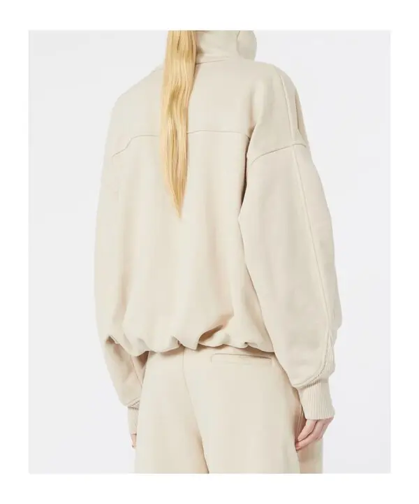 Sportmax Long Sleeve High Neck Sweatshirt