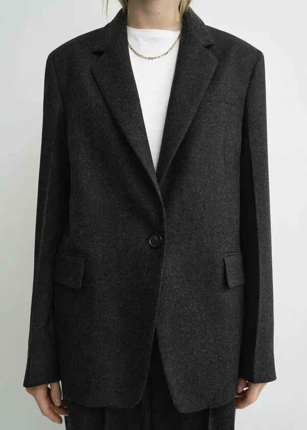 TOTEME Lapel Long-sleeved Suit Jacket