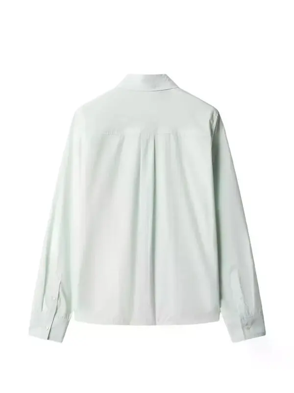 Maison Kitsuné Baby Fox Shrunken Logo-embroidered Shirt