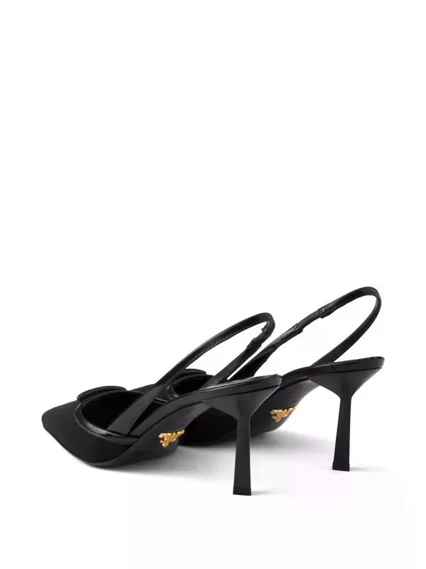 Prada Fabric Slingback Pumps