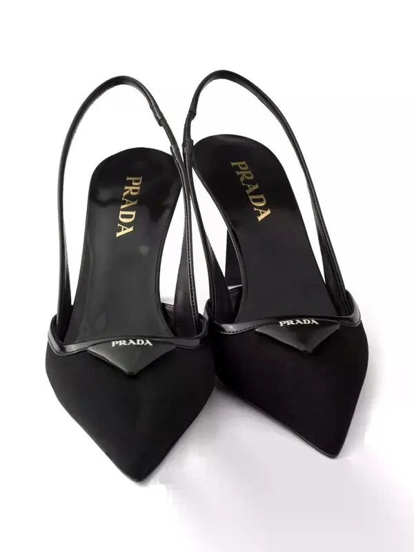 Prada Fabric Slingback Pumps