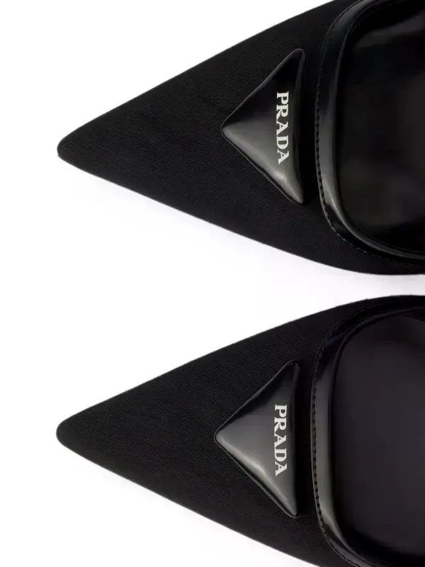 Prada Fabric Slingback Pumps