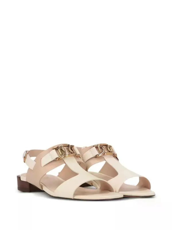 TOD'S Kate T-bar Sandals - Neutrals
