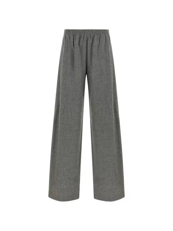 Fabiana Filippi Filo Diamante Wide-leg Trousers - Grey