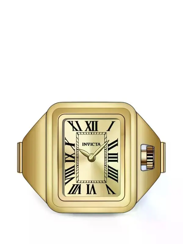 INVICTA Square-face Mini Ring Watch