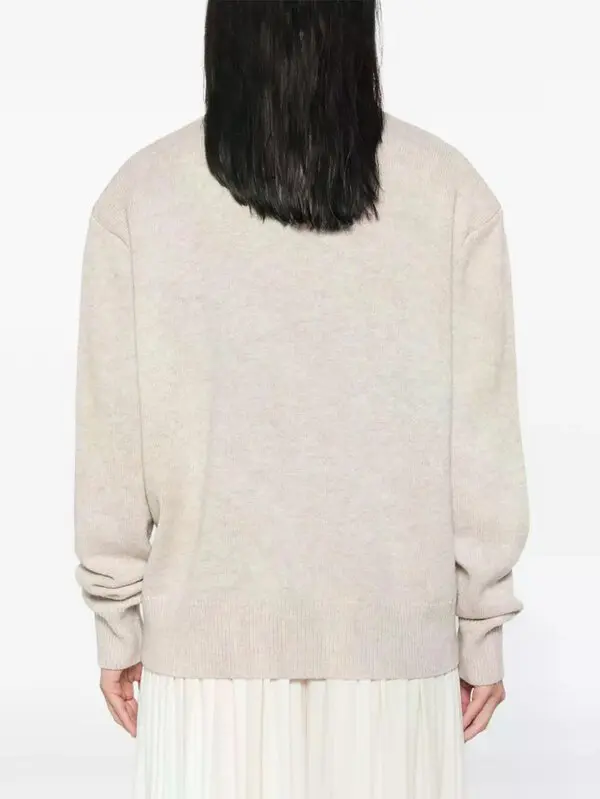 THE FRANKIE SHOP Fine Knit Roll Neck Sweater - Neutrals