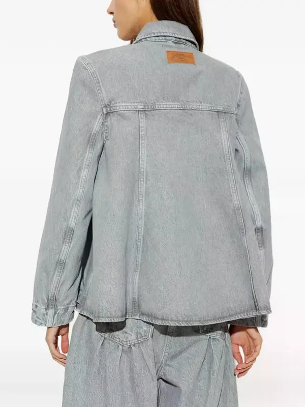 GANNI Button-down Denim Shirt