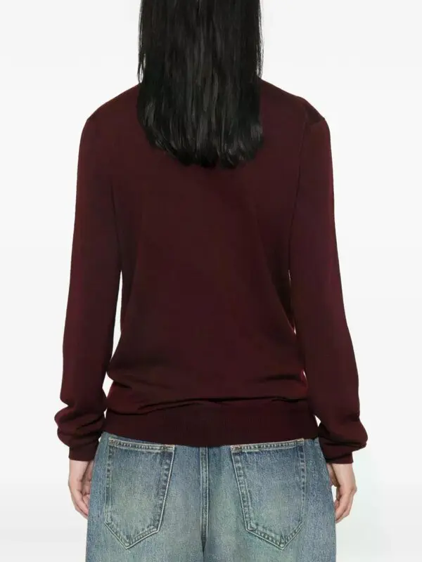 THE FRANKIE SHOP Eve Turtleneck Long-sleeve Sweater - Red