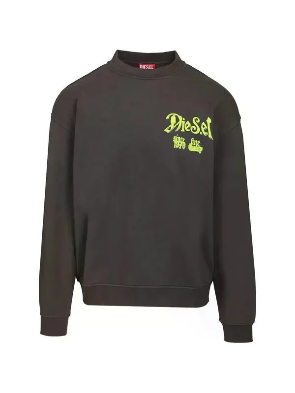 DIESEL® Graphic Print Sweatshirt - Black