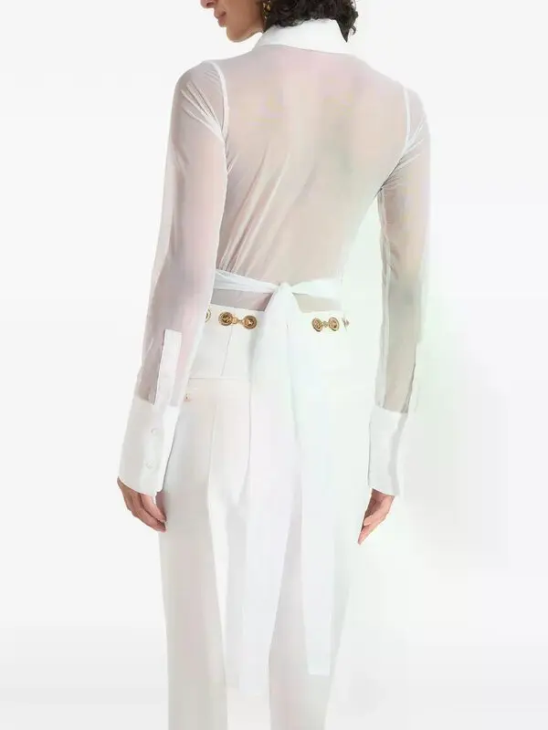 Manière De Voir Sheer Crossover Bodysuit