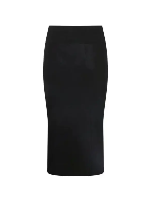 THOM KROM Ribbed-waistband Midi Skirt